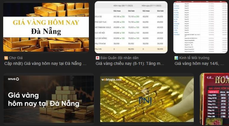 Giá vàng Kim Khánh Việt Hùng hôm nay